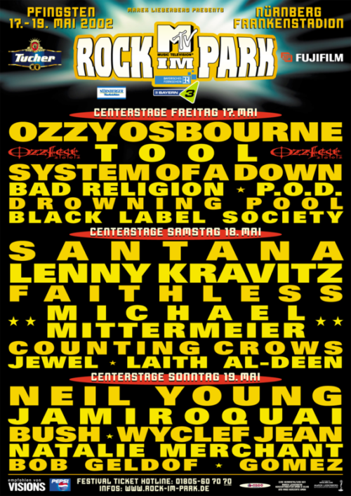 19.05.2002 – Rock im Park, Nürnberg, Germany – RAMMSTEIN ON TOUR